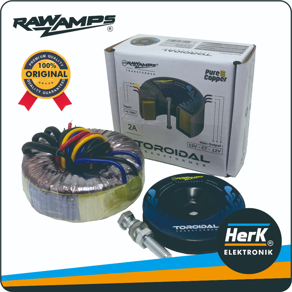 Jual TRAVO TRAFO TOROID 2A 12V CT DONUT RAWAMPS ORIGINAL | Shopee Indonesia
