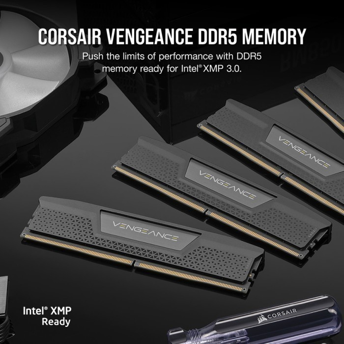 Jual CORSAIR VENGEANCE DDR5 PC5-48000 6000MHz 64GB ( 2x32GB ...