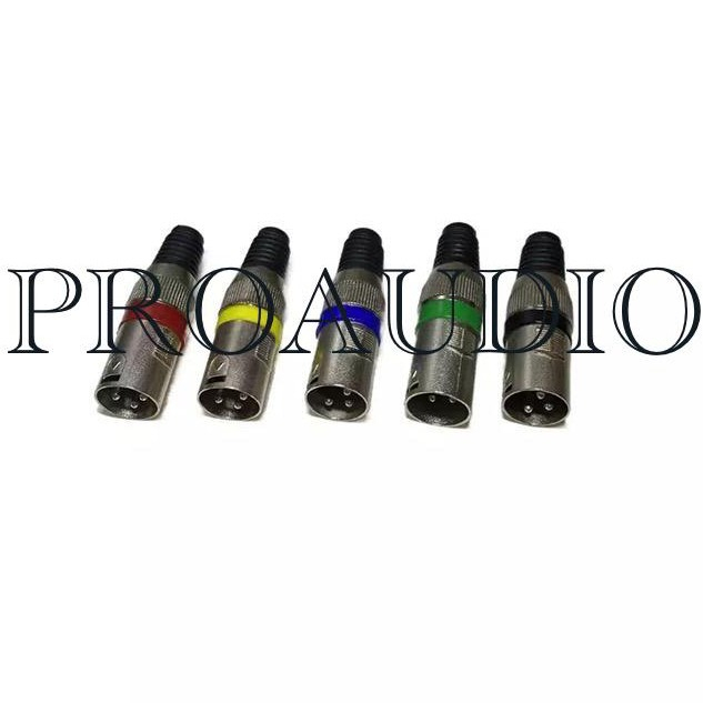 Jual JACK CANON CANARI JANTAN MALE JECK JEK XLR 3 PIN XLR PLUG MALE ...