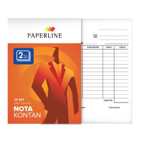 Jual Buku Nota Kontan Kecil 2 Ply PAPERLINE / K2 PPL | Shopee Indonesia