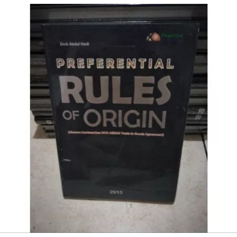Jual ORIGINAL BARU PREFERENTIAL RULES OF ORIGIN | Shopee Indonesia