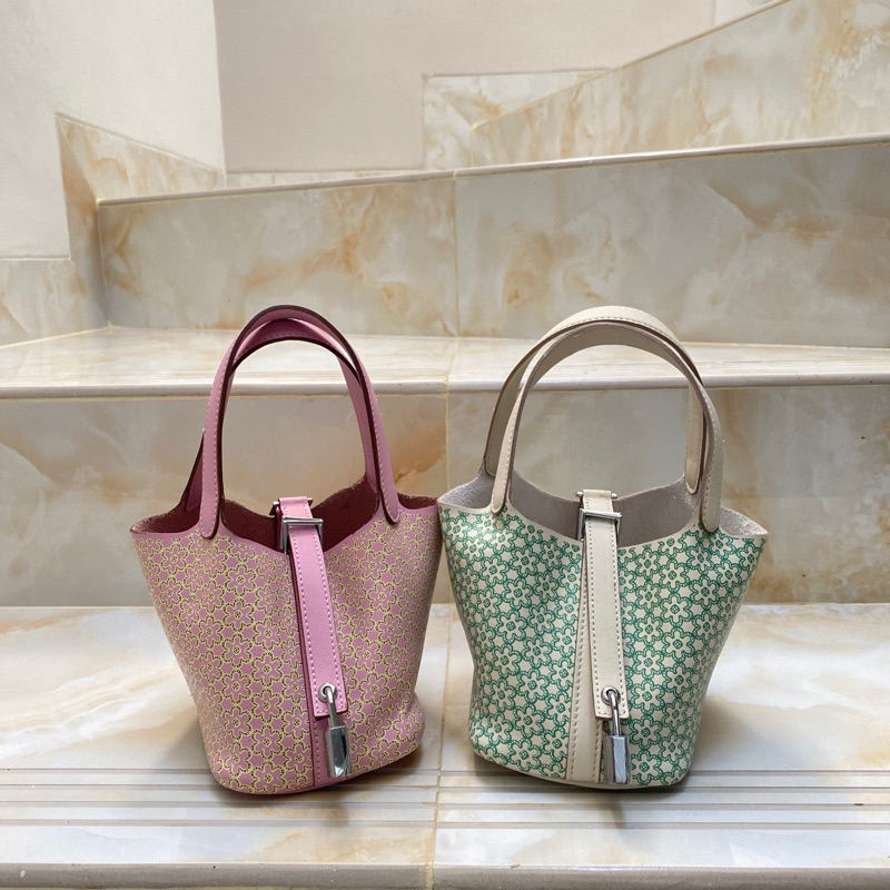Jual No Brand Picotin 14cm Micro Lucky Daisy Swift Leather | Shopee ...