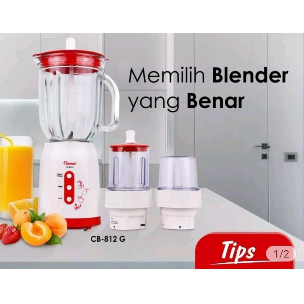 Jual Cosmos CB 812 GC Blender dan Chopper (Pelumat) | Shopee Indonesia