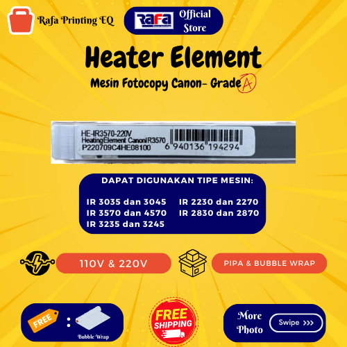 Jual Heater Element Mesin Fotokopi Canon IR 4570/3045/3245/3570/2230 ...