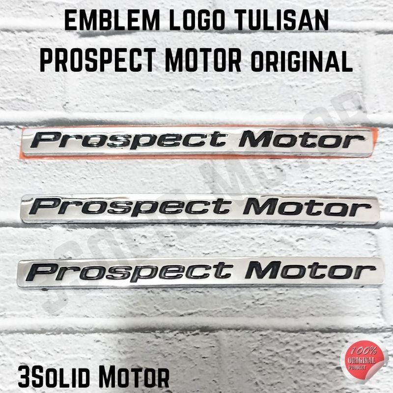 Jual LOGO EMBLEM TULISAN PROSPECT MOTOR ORIGINAL | Shopee Indonesia