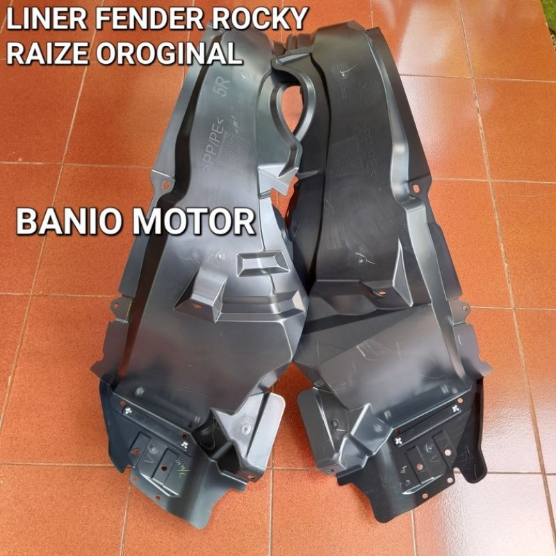 Jual liner fender ROCKY RAIZE spakbor depan ROCKY RAIZE original toyota ...