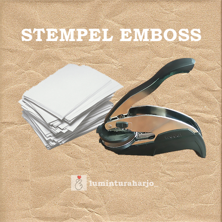 Jual Gagang Stempel Emboss/Alat Stempel Timbul | Shopee Indonesia