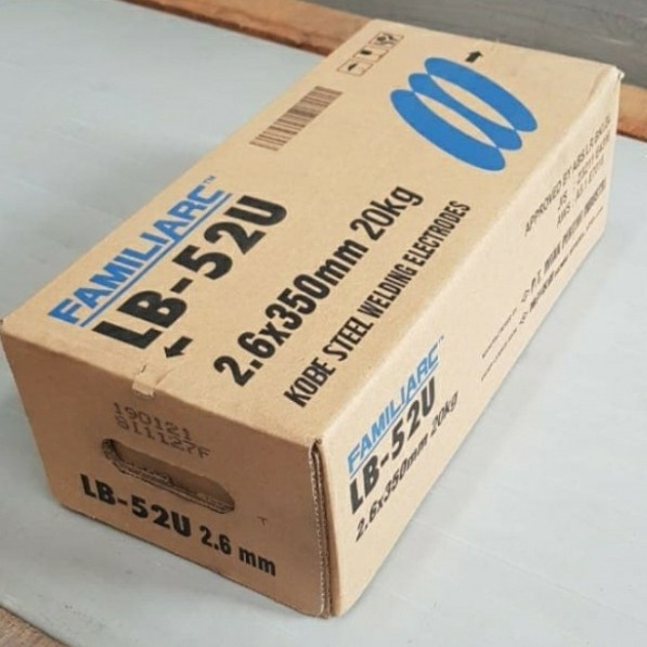 Jual kawat las kobe steel/kobelco LB-52U LB52U 2.6mm dan 3,2 (5KG) ( reseller merapat) | Shopee ...