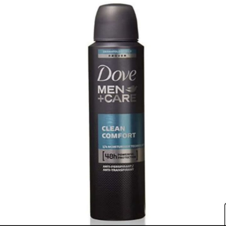 Jual dove men + care clean comfort deodorant spray 150ml | Shopee Indonesia