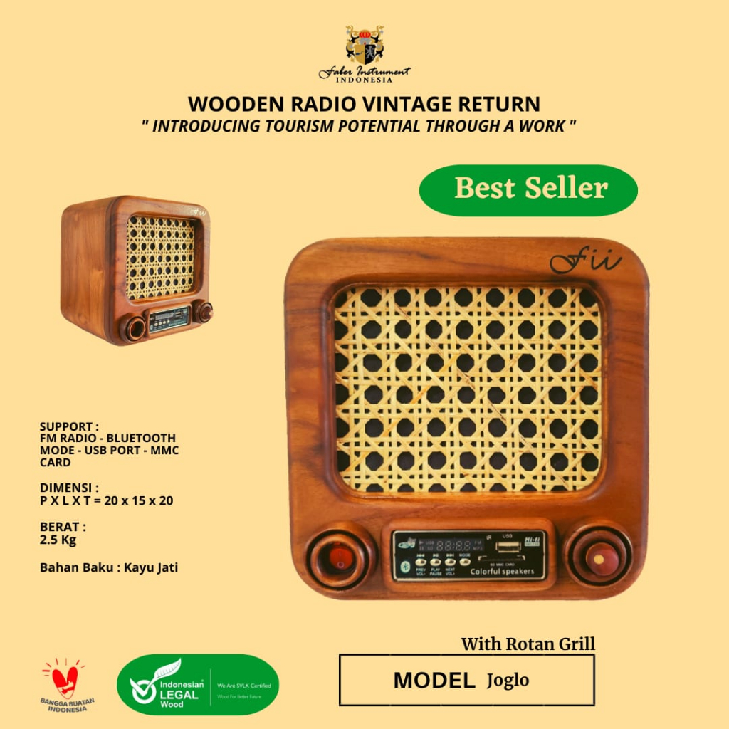 Jual Radio Kayu Model Joglo | Shopee Indonesia