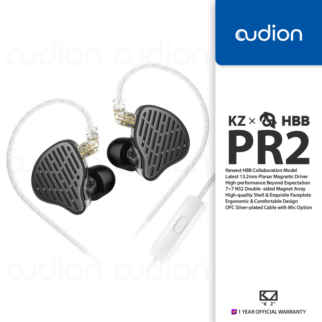 Jual KZ X HBB(BGGAR) PR2 13.2mm Planar Magnetic Driver In-ear IEM ...