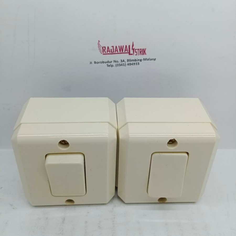 Jual saklar tunggal tempel broco engkel outbow ob | Shopee Indonesia