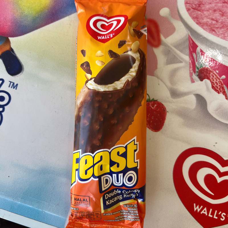 Jual Es Krim Walls Feast Duo | Shopee Indonesia