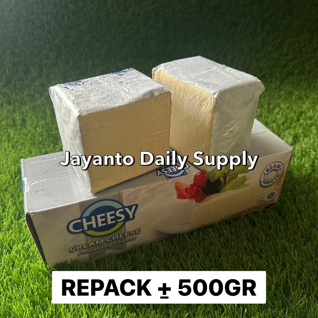 Jual CHEESY CREAM CHEESE 500GR REPACK / KRIM KEJU ENAK, HARGA ...