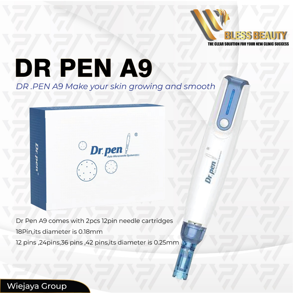 Jual Dr Pen A9 Wireless Dermapen A6 A6S M7 Alat Paket Bopeng BB Glow ...