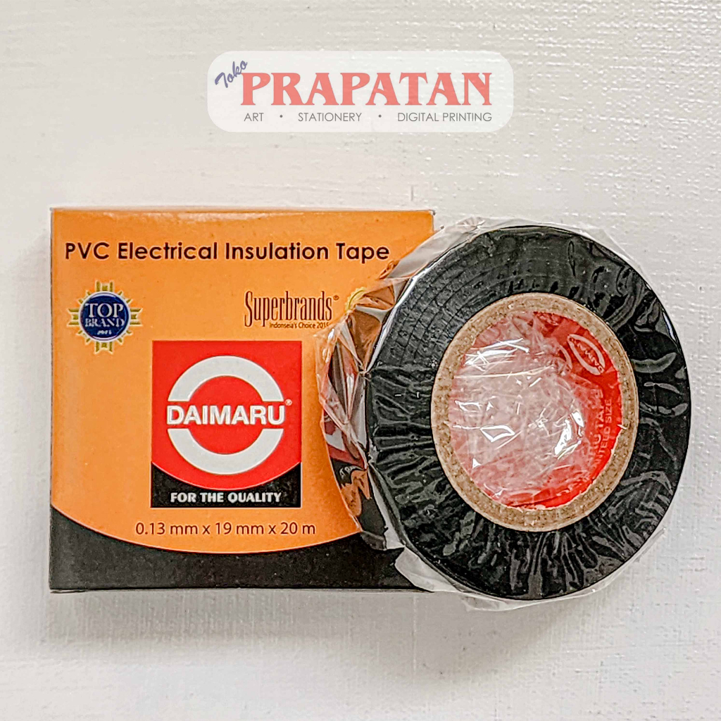 Jual Lakban Listrik Daimaru 19mm | PVC Electrical Insulation Tape ...