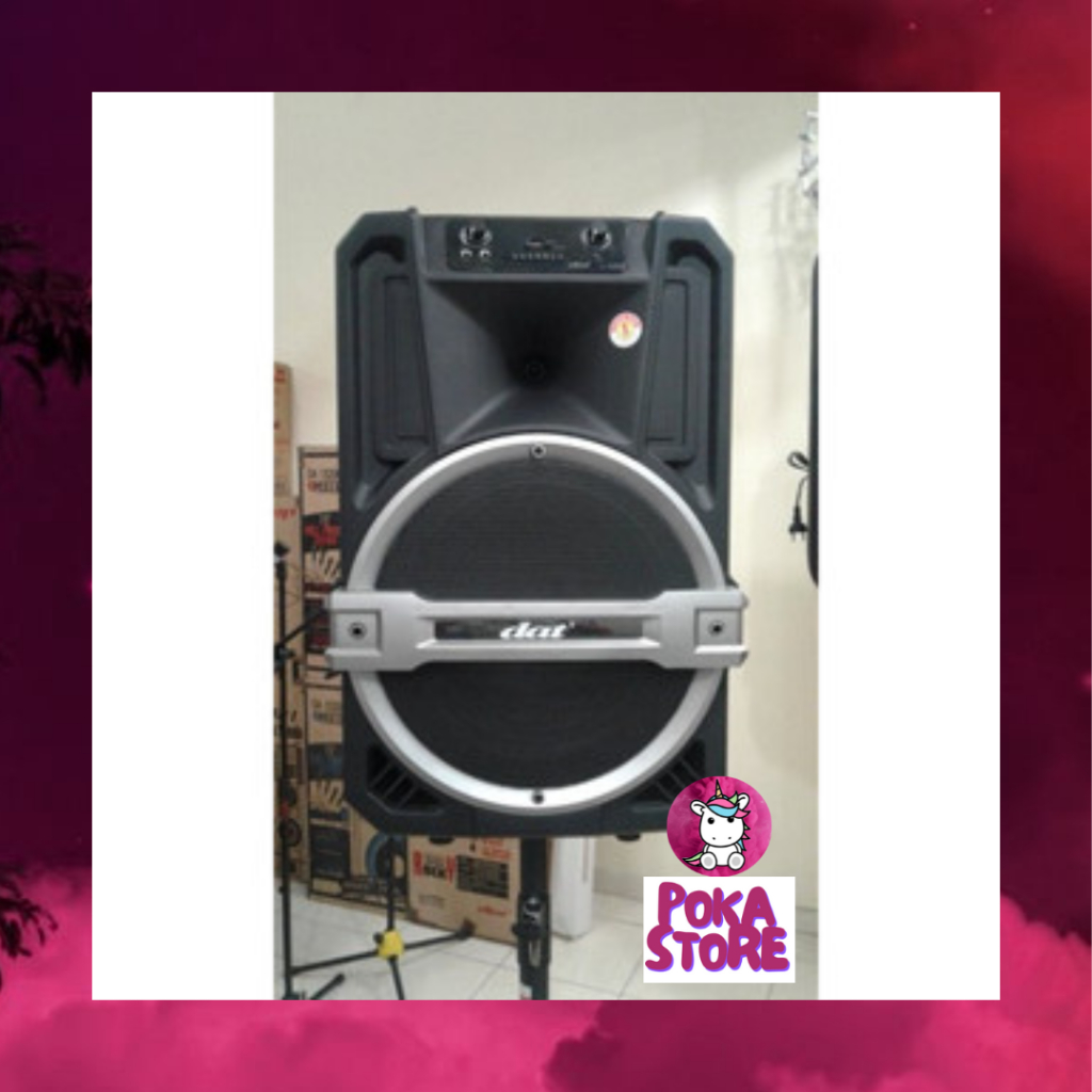 Jual SPEAKER ACTIVE PORTABLE DAT 15 INCH 50 WATT BLUETOOTH USB DT ...