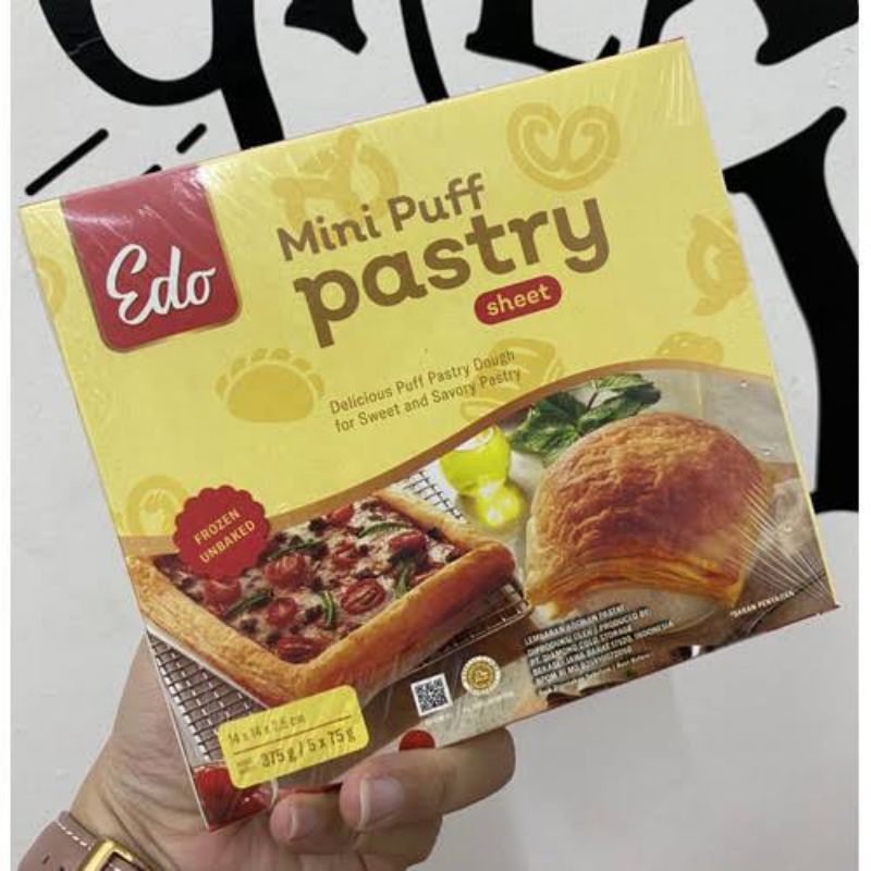 Jual Edo Puff Pastry Mini 375 gr (Frozen Food) | Shopee Indonesia