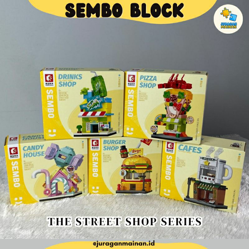 Jual SEMBO BLOCKS Street View Store Series - Bricks Miniature Blocks ...