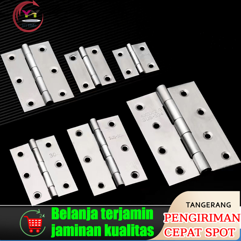 Jual Engsel Plat Hinge Pintu Laci Triplek Kandang Alumunium Engsel ...