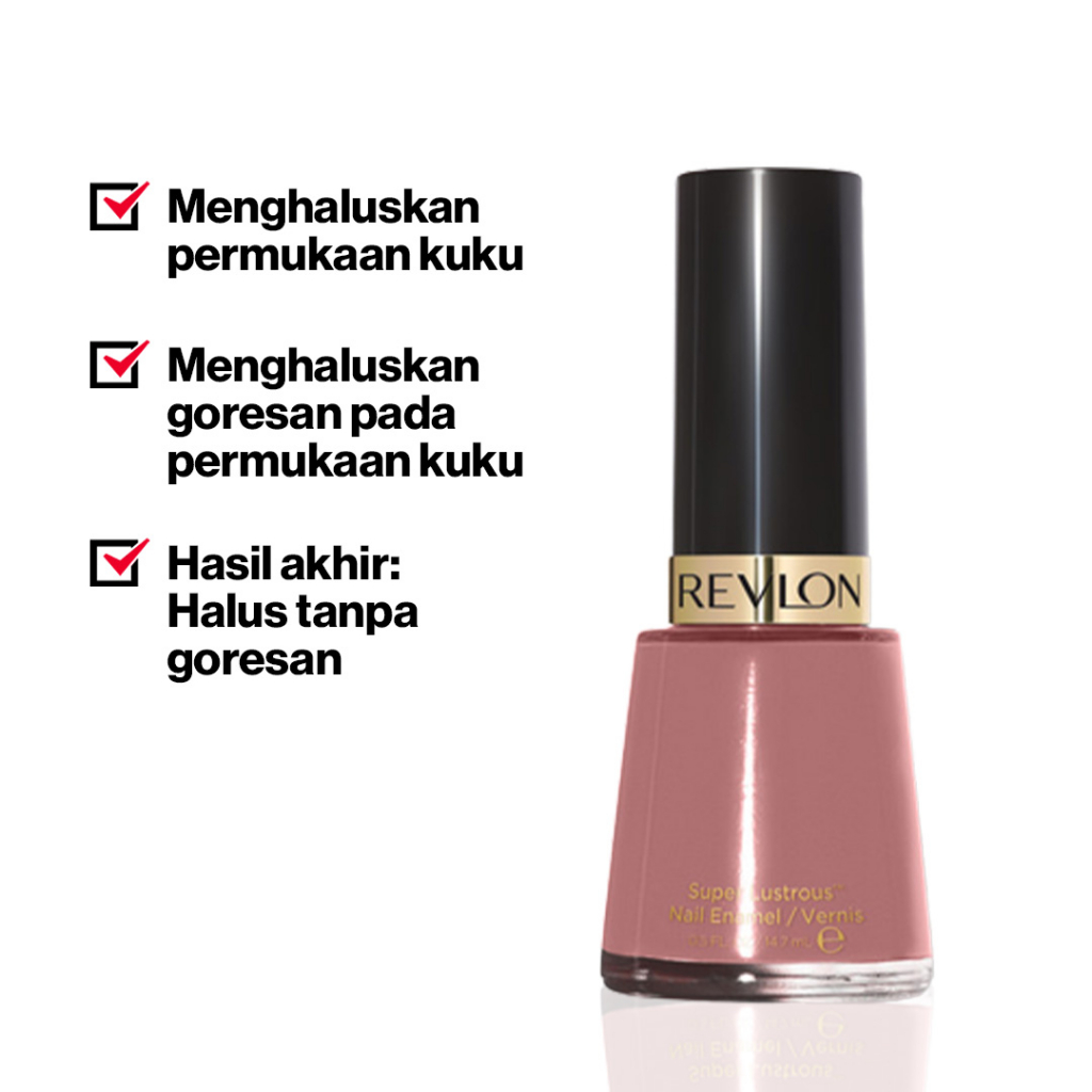 Jual Revlon Nail Enamel Polish Kutek (cat kuku warna intens & tahan ...