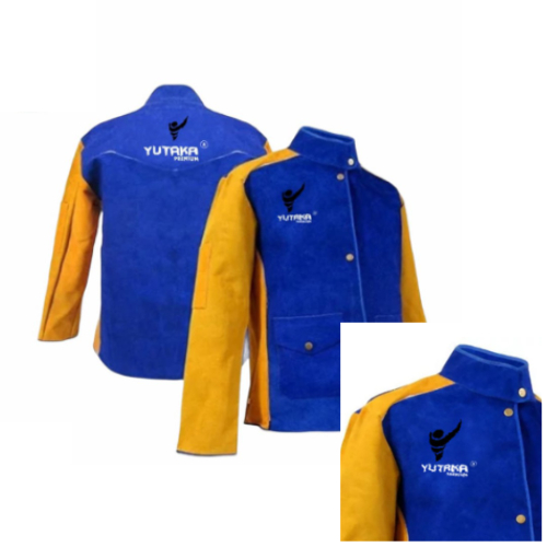 Jual Jaket Pelindung Apron Las Bahan Kulit Tebal Tahan Panas dengan ...