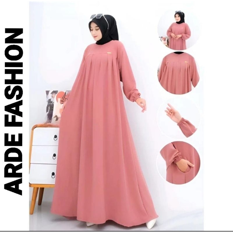 Jual ARDE FASHION-SEHLINA DRESS CRINKLE PREMIUM// DRESS MARYAM // GAMISS KALEELA CRINGKLE AIR ...