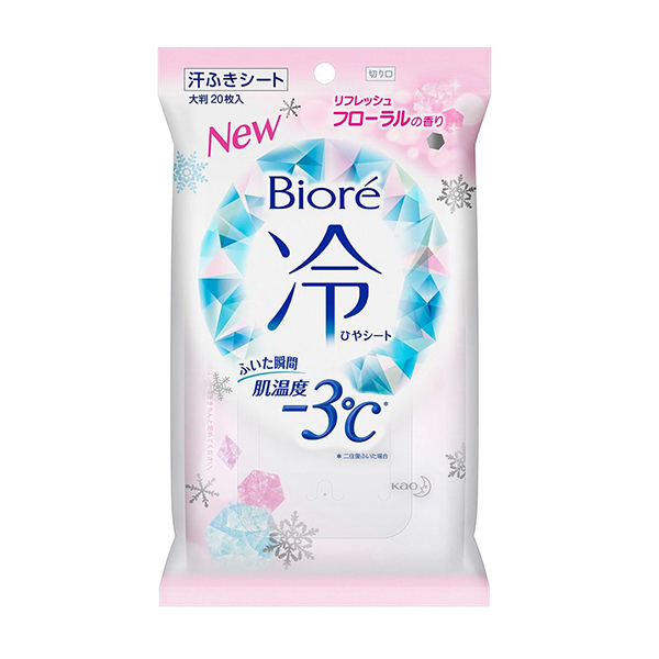 Jual Biore Cooling Wet Wipes Tissue Basah Dingin Jepang | Shopee Indonesia