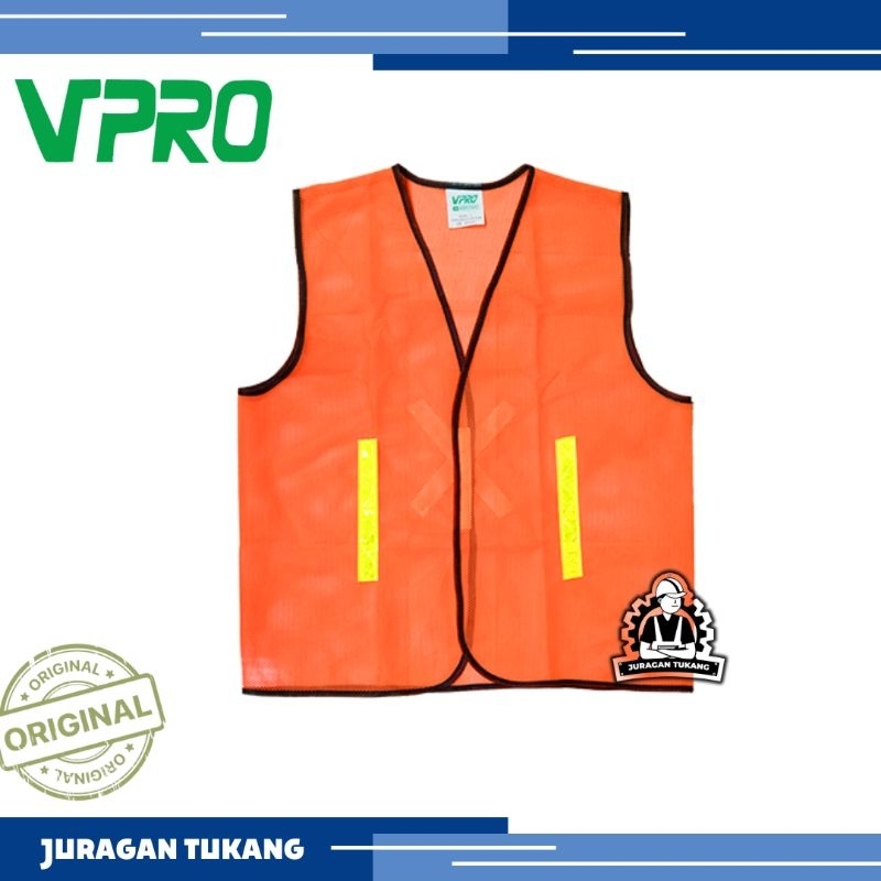 Jual Rompi Jaring Proyek Rompi Safety Jaring Jala Eco-X Orange VPRO ...