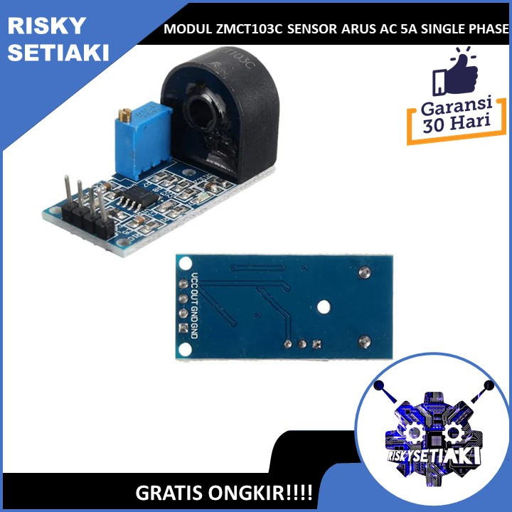 Jual MODUL ZMCT103C SENSOR ARUS AC 5A SINGLE PHASE NON CONTACT | Shopee ...