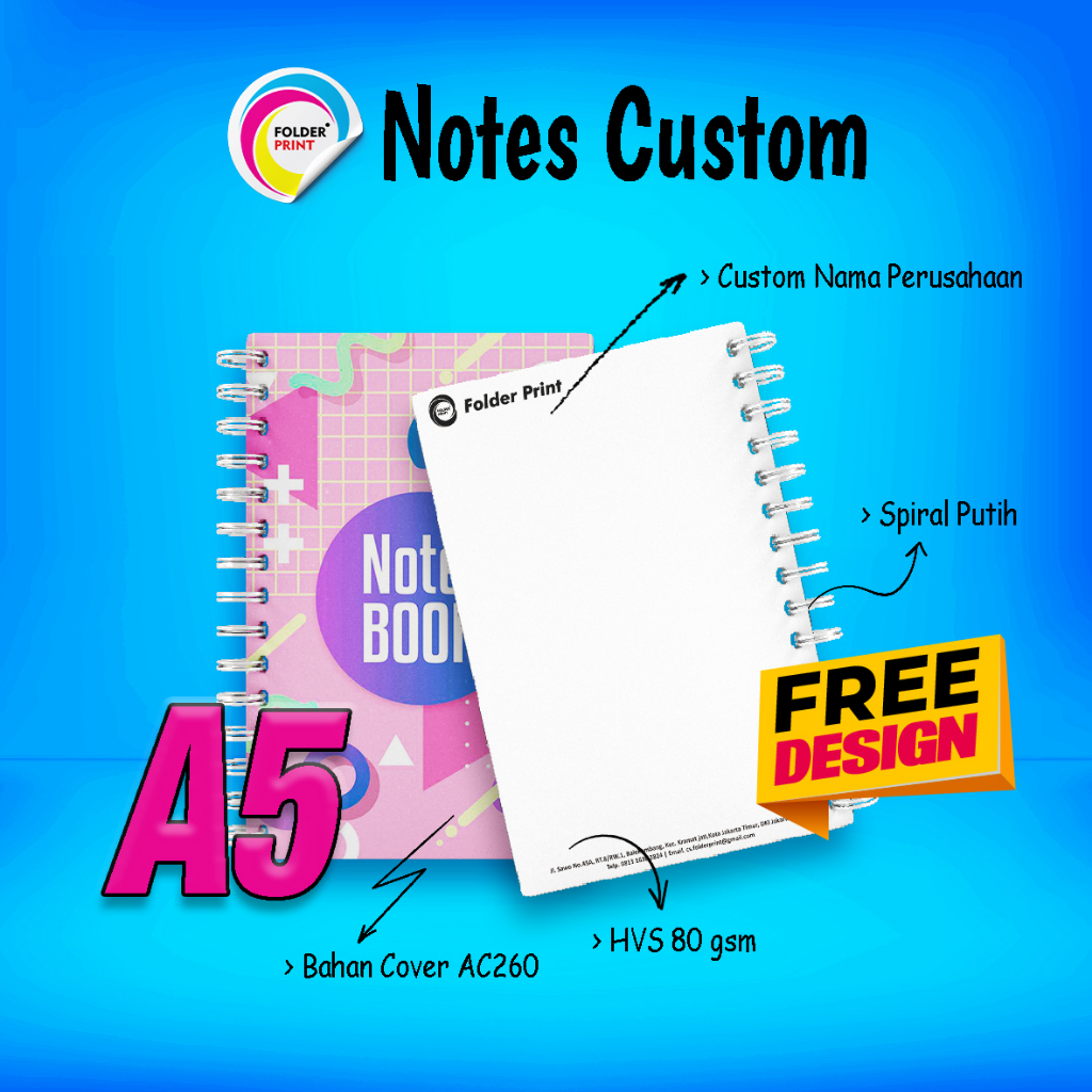 Jual Notes Book Notes Isi Custom Logo Bergaris A5 | Shopee Indonesia