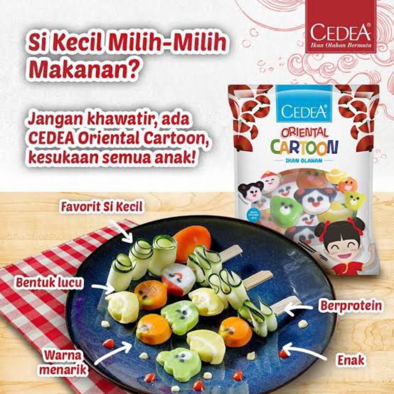 Jual CEDEA oriental cartoon 500gram/ Cedea oriental 500gram/ cedea farm ...