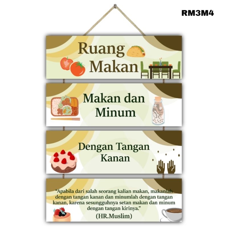 Jual COD ☑️ Hiasan Gantungan dinding adab makan-hiasan dapur tema ... Jual COD ☑️ Hiasan Gantungan dinding adab makan-hiasan dapur tema ...