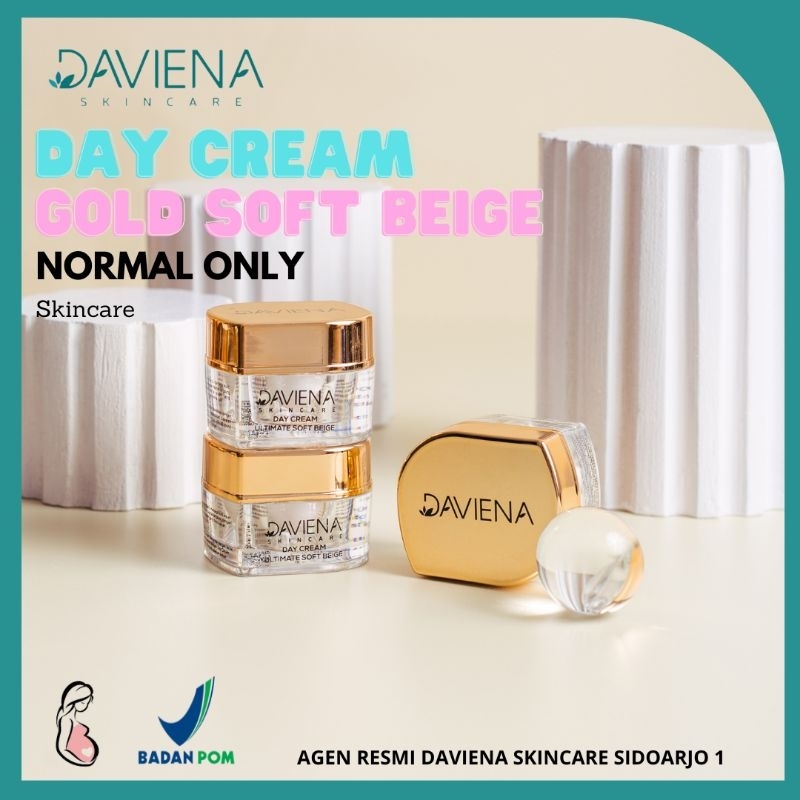 Jual DAVIENA SKINCARE DAY CREAM ULTIMATE SOFT BEIGE (GOLD) | Shopee ...