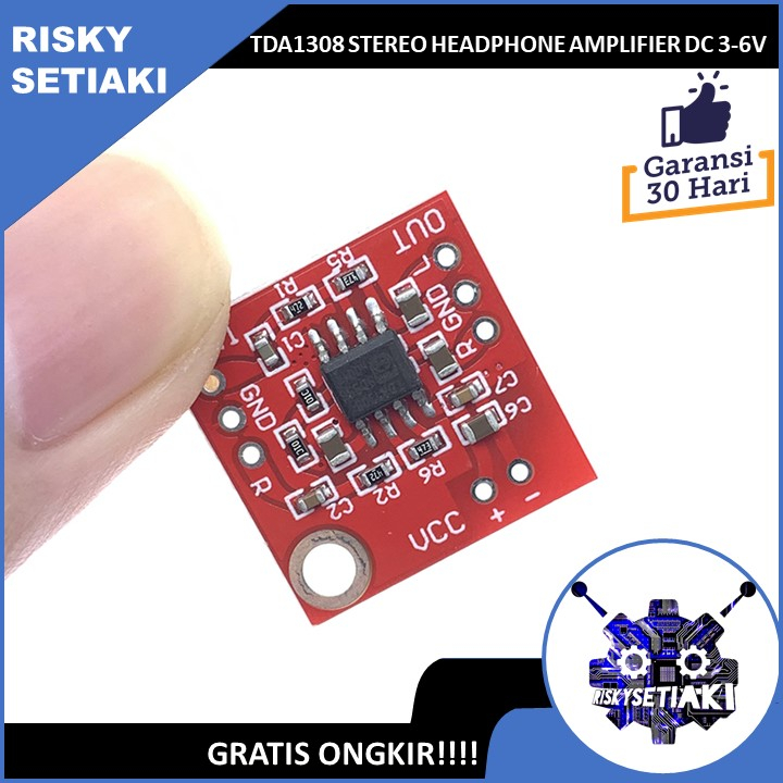 Jual MODUL TDA1308 STEREO HEADPHONE AMPLIFIER BOARD DC 3-6V | Shopee Indonesia