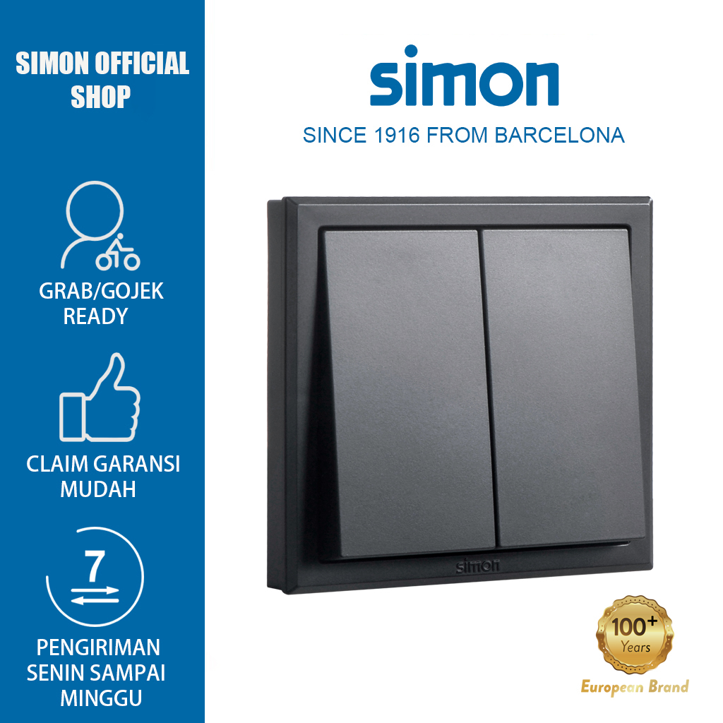 Jual Simon - Saklar E3 Series Switch And Socket/Soket Gray (Abu Abu ...