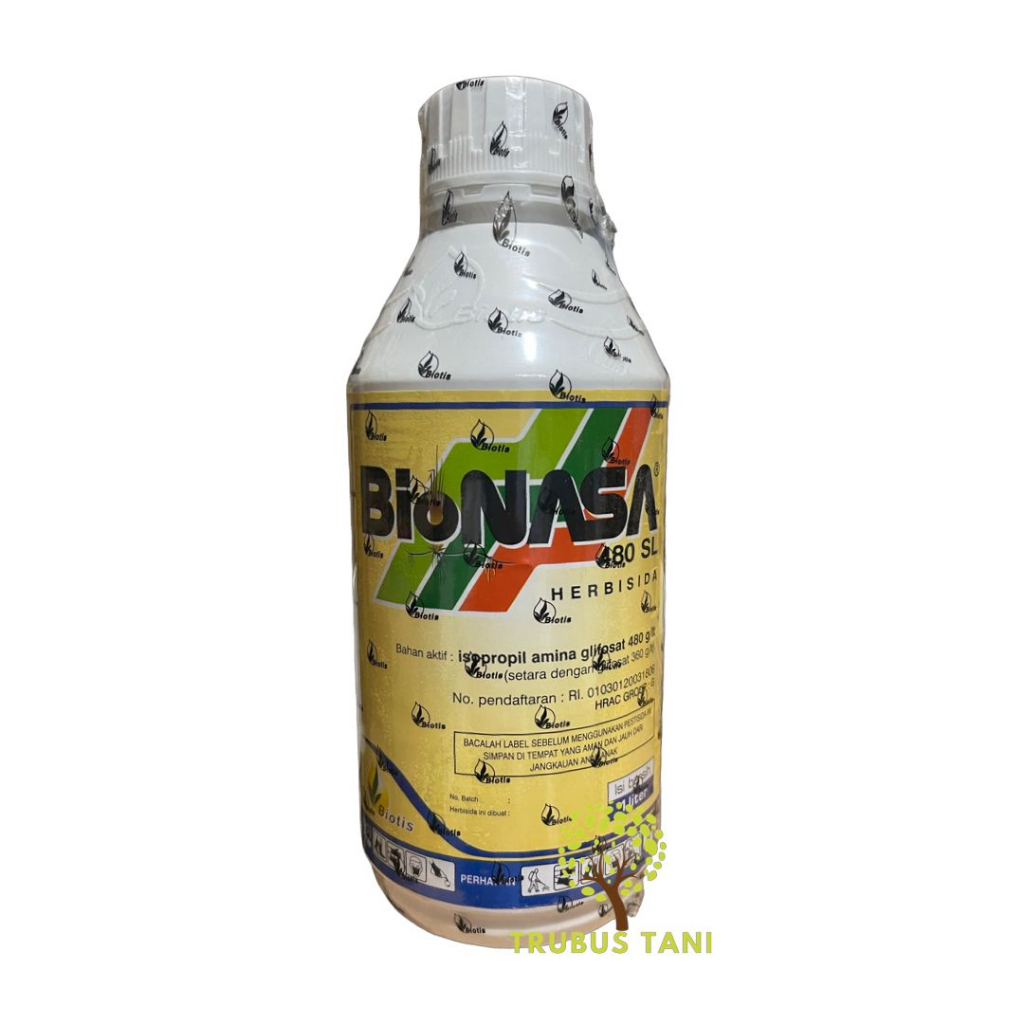 Jual BIONASA 480 SL 1 LITER HERBISIDA RACUN RUMPUT SAMPAI AKAR BIOTIS ...