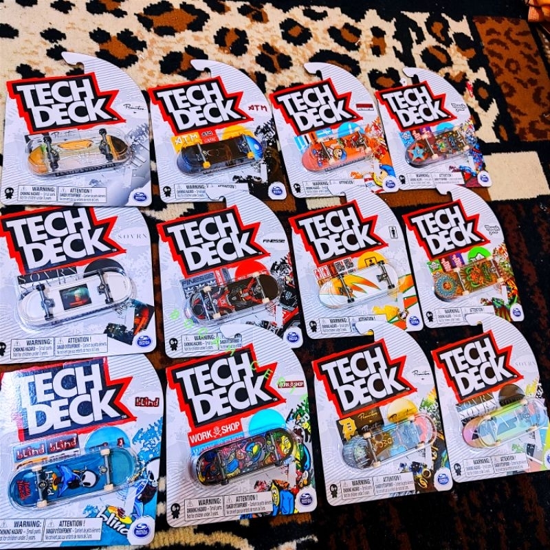 Jual Tech Deck fingerboard skate board jari original spin master ...