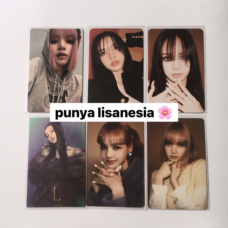 Jual photocard lisa blackpink official 0327 walcoming collection ...