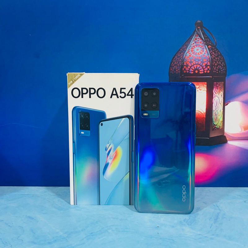 Jual OPPO A54 4/64 4/128 6/128GB SECOND FULLSET BEKAS GARANSI RESMI | Shopee Indonesia