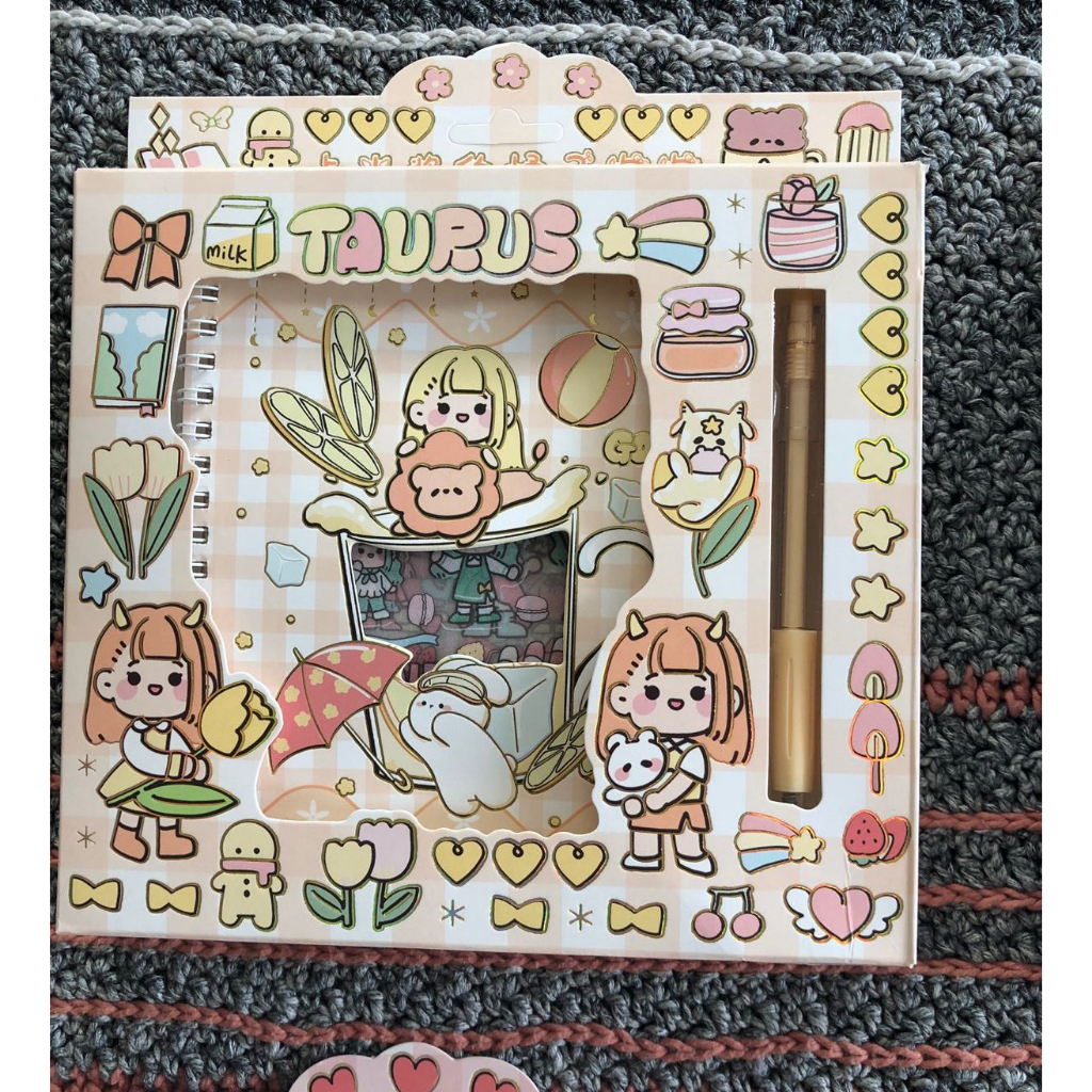 Jual Sticker Buku Viral Stiker 2D Anti Air Set Stiker Motif Kartun Lucu ...
