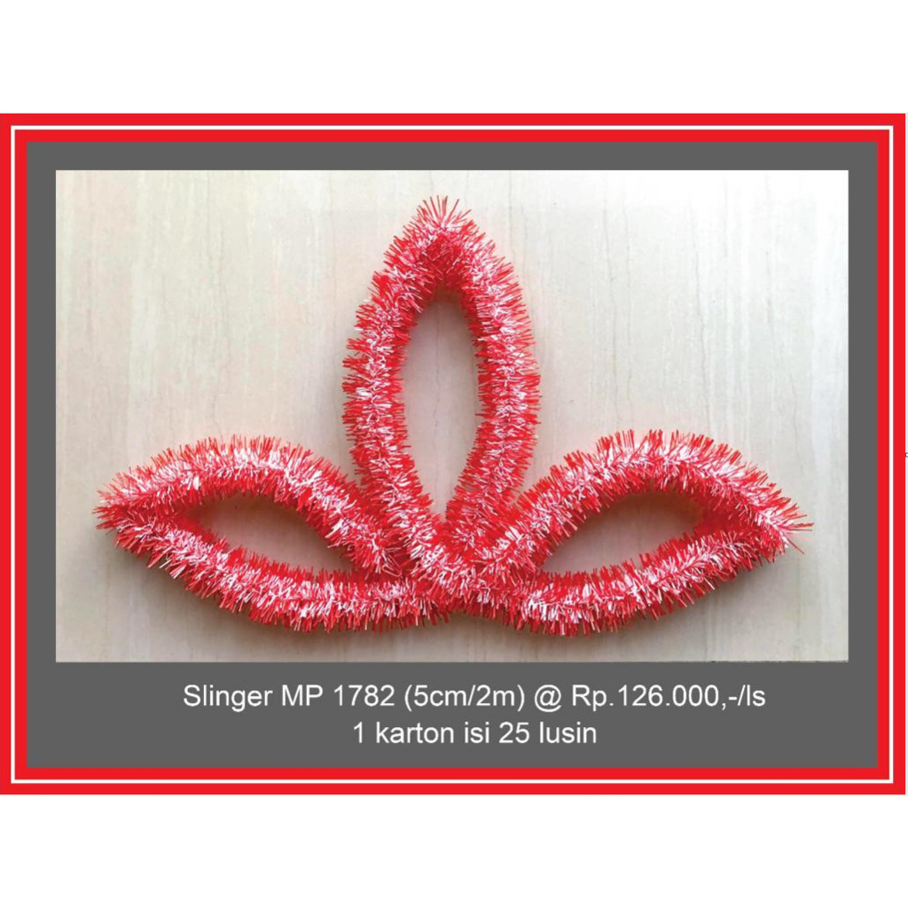 Jual YU YI PREMIUM ORIGINAL TEBAL Slinger merah putih besar 1782 (5cm ...
