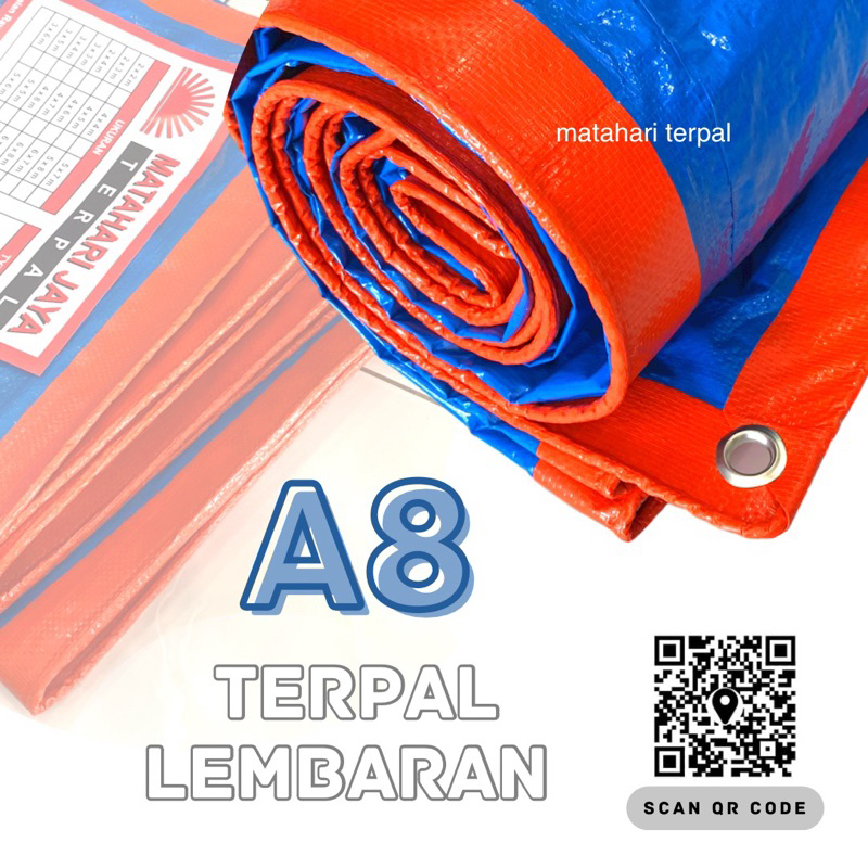 Jual Terpal Korea A8 2x3 2x4 2x5 3x3 3x4 3x5 Terpal Penutup Terpal Truk ...