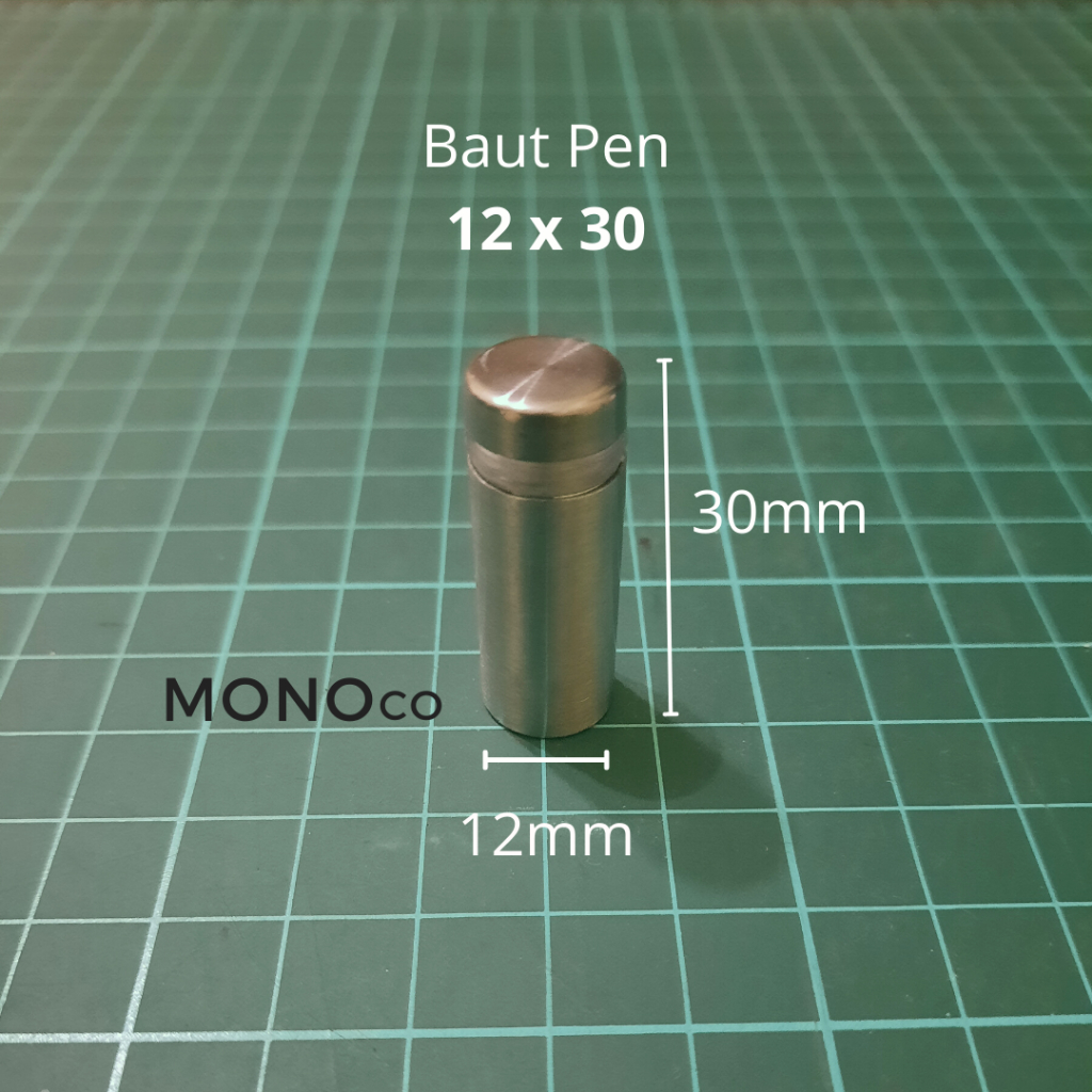 Jual PEN IKLAN STAINLESS / BAUT KACA AKRILIK / SIGN BOARD DIAMETER ...