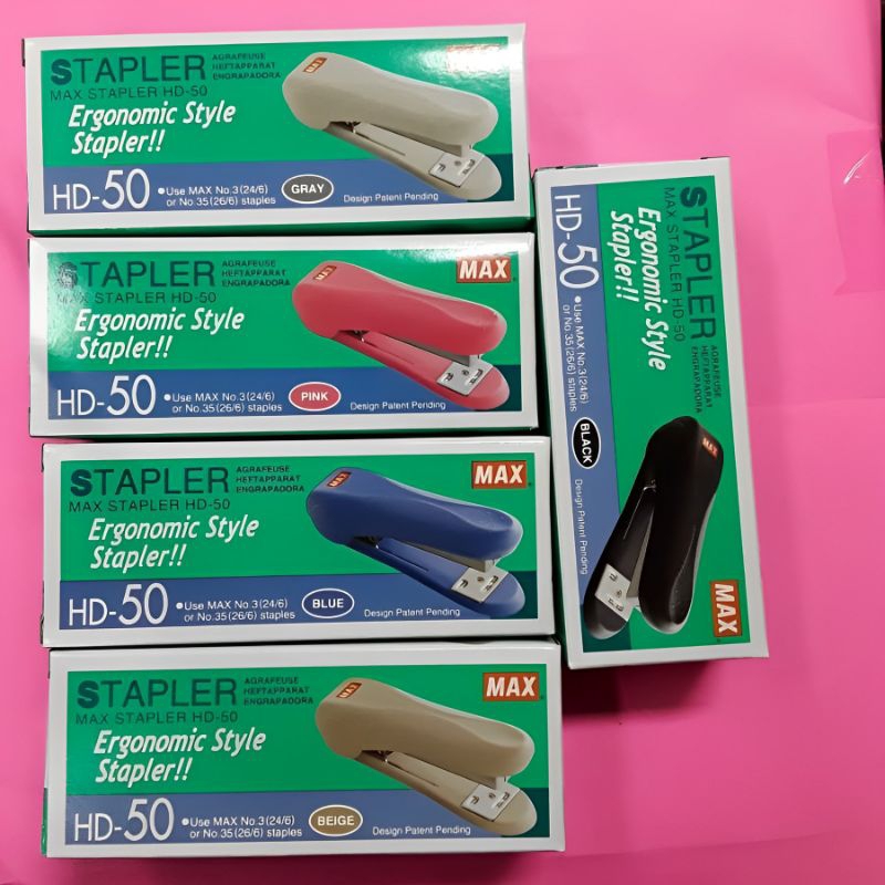 Jual STAPLER BESAR MAX HD-50 STAPLES SATUAN ORIGINAL | Shopee Indonesia