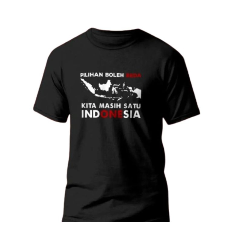Jual JEBER KAOS PILIHAN BOLEH BEDA KITA MASIH SATU INDONESIA / BAJU ...