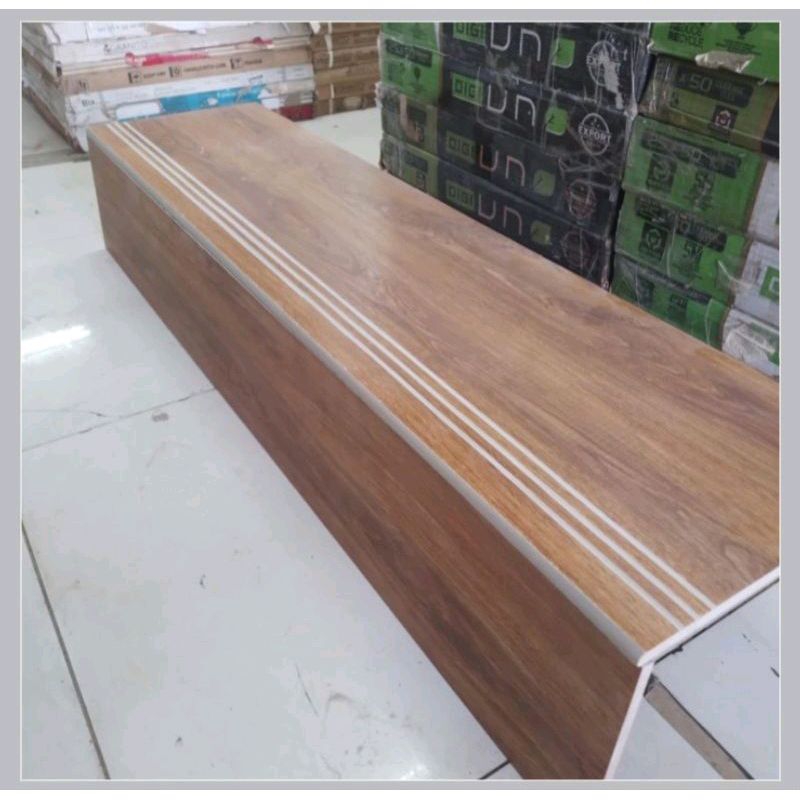 Jual keramik granit tangga motif kayu 30x60 30x80 30x100 30x120 ...
