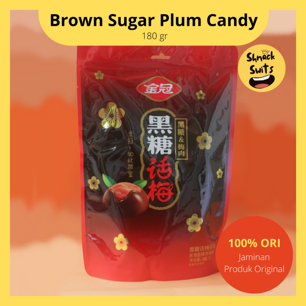Jual PRUNE CANDY / PERMEN PLUM / PERMEN KIAMBOY GULA MERAH Golden Crown ...