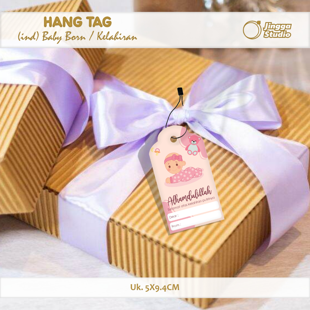 Jual Hang Tag Baby Newborn Ucapan Kelahiran Bayi Indo | Shopee Indonesia