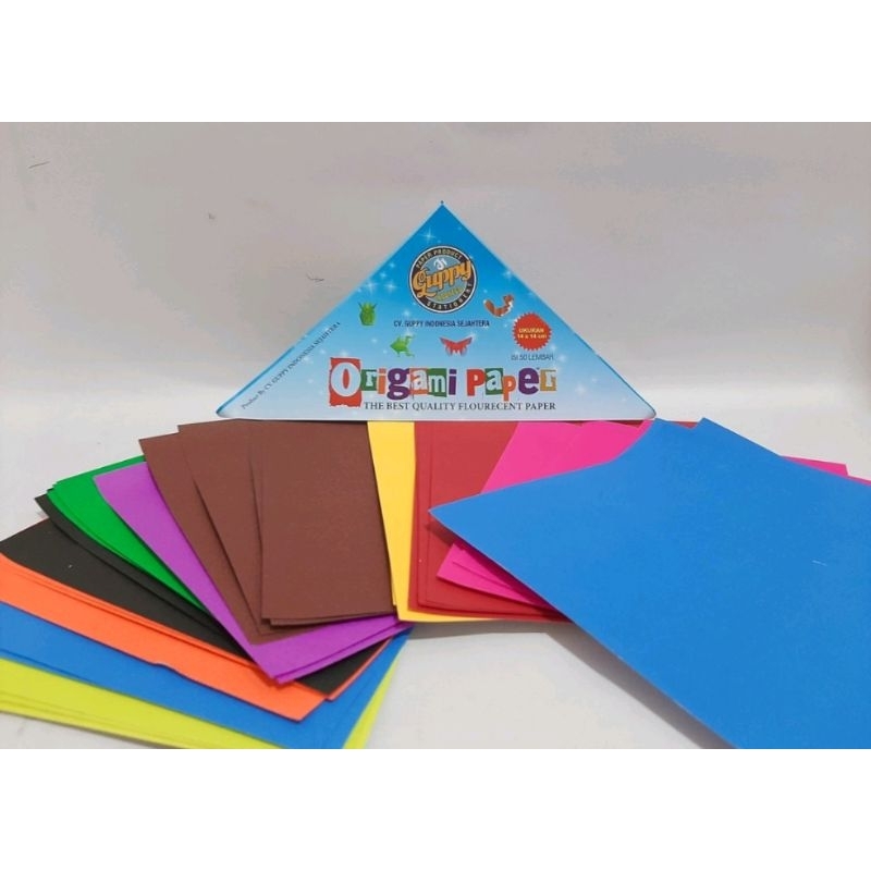 Jual Kertas Lipat Origami Isi 50 Lembar Ukuran 20 x 20 cm Grosir ...